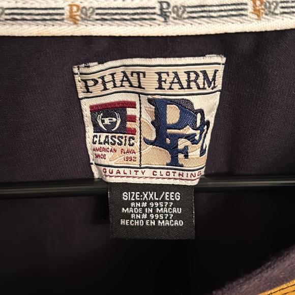 Phat Farm | Shirts | Phat Farm Vtg Jersey Xxl Graphic 9s Hip Hop Rap ...
